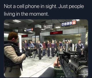 Not a cellphone in sight. Just people living in the moment - iFunny