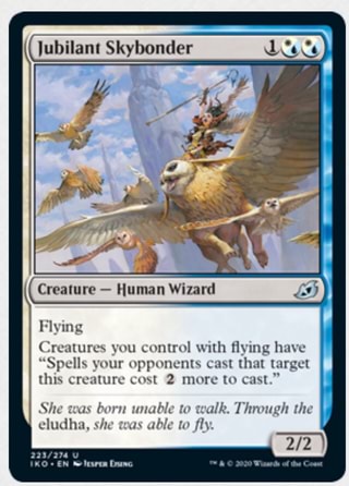 Flying Creatures you control with flying have "Spells your opponents ...