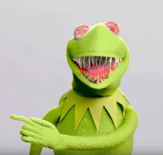 Kermit the Frog with teeth - iFunny