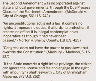 The Second Amendment was incorporated against state and local ...