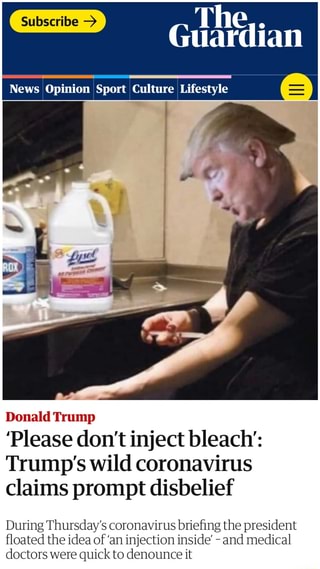 Guardian News Opinion Sport Culture Lifestyle Donald Trump 'Please don ...