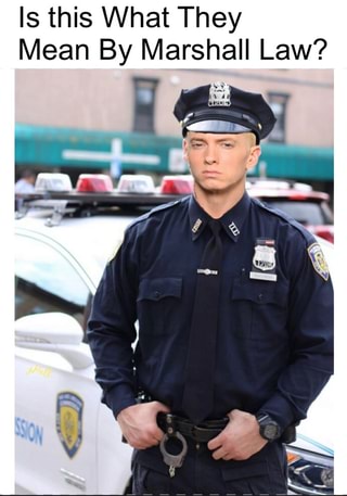 Is this What They Mean By Marshall Law? - iFunny :)