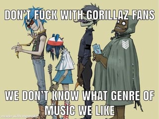 Gorillaz memes. Best Collection of funny gorillaz pictures on iFunny