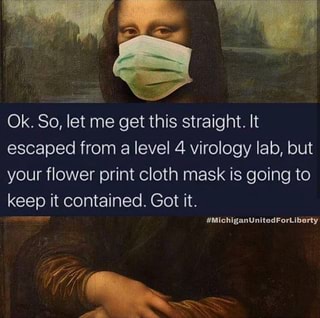 Ok. So, let me get this straight. It escaped from a level 4 virology ...