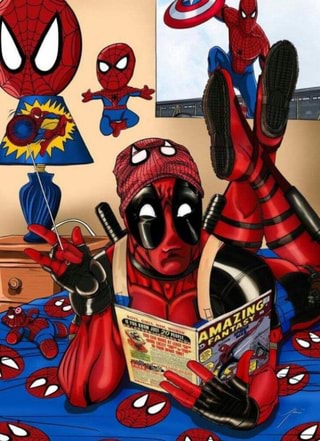 Spideypool memes. Best Collection of funny spideypool pictures on iFunny