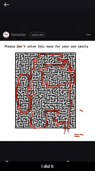 Please don't solve this maze for your own sanity SS - iFunny