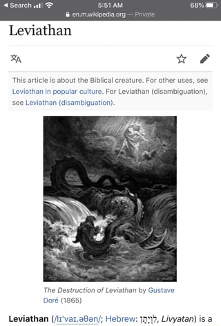 En.m.wikipedia.org Private Leviathan This article is about the Biblical ...