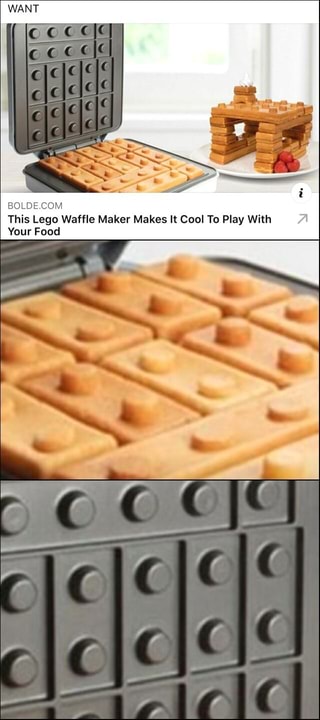BESTPRODUCTS.COM This Lego Waffle Maker Lets You Build a Brick Creation ...