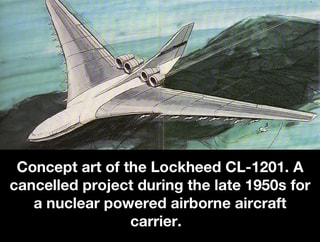 Concept art of the Lockheed CL-1201. A cancelled project during the ...