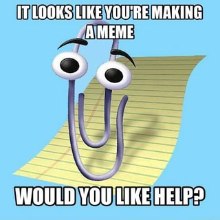 Clippy memes. Best Collection of funny clippy pictures on iFunny