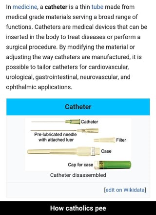 Catheter memes. Best Collection of funny catheter pictures on iFunny