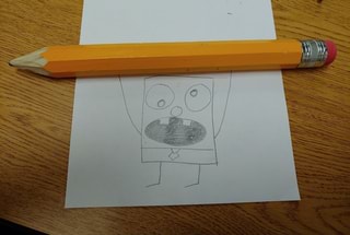 I received this comically large pencil as a gift several years ago and ...