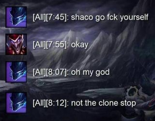 Shaco memes. Best Collection of funny shaco pictures on iFunny