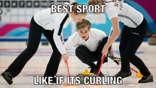 Curling memes. Best Collection of funny curling pictures on iFunny