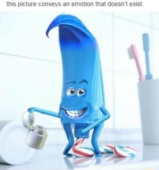 [TOMT] An image of a tube of toothpaste looking shamefully embarrassed ...