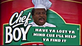 There's a hidden level of brilliance in this moment: Chef Boyardee is ...