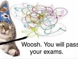 Woosh. You will pass your exams. - WHLSM
