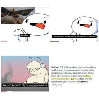 Mothra memes. Best Collection of funny mothra pictures on iFunny
