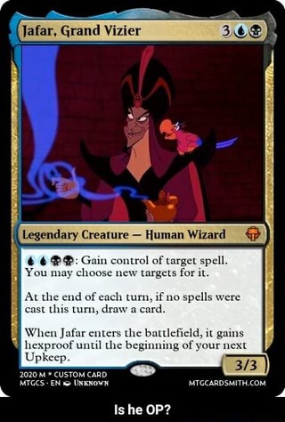 Signature: Jafar, Royal Vizier Whenever you draw a card, you gain 1 ...