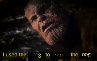 Is trapped in cage built by oog - iFunny