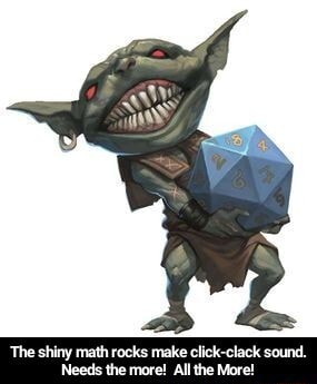 'The shiny math rocks make cli - The shiny math rocks make click-clack ...