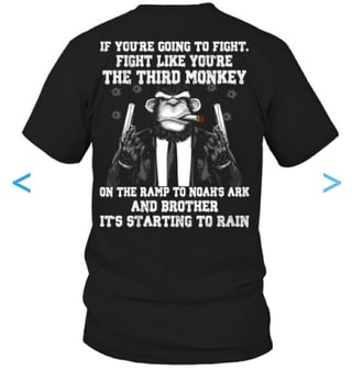 WHEN IT'S TIME TO FIGHT, YOU FIGHT LIKE YOU'RE THE THIRD MONKEY ON THE ...