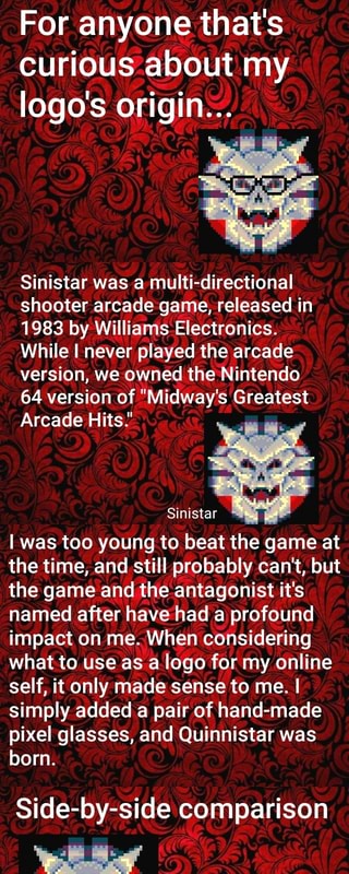 Sinistar memes. Best Collection of funny sinistar pictures on iFunny