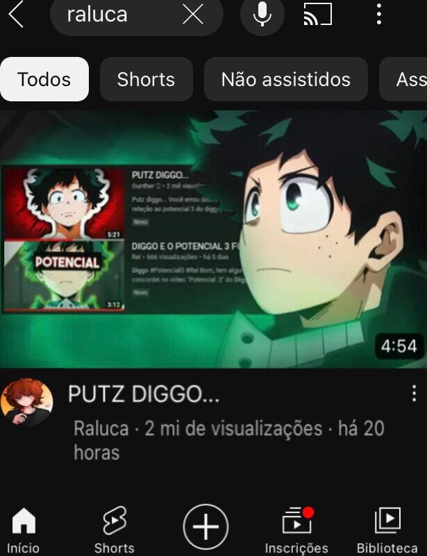 Todos Shorts Não assistidos As PUTZ DIGGO... & Raluca 2 mi de ...