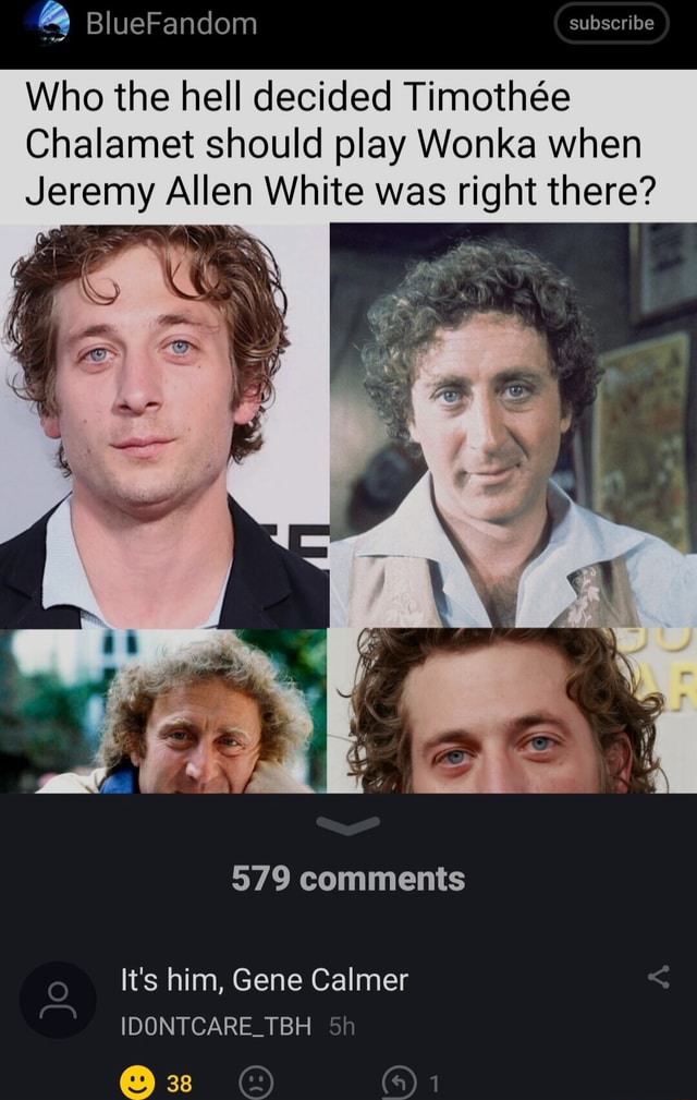 BlueFandom subscribe Who the hell decided Timothe Chalamet should play ...