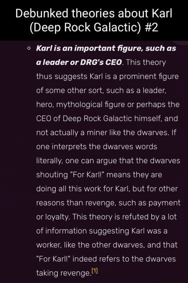Debunked theories about Karl (Deep Rock Galactic) #2 Karlis an ...