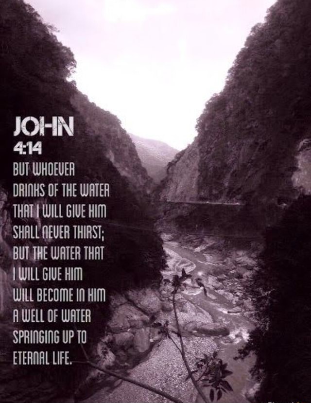 JOIN 414 BUT WHOEVER DRINHS OF THE WATER THAT WILL GIUE HIM SHALL AEVER ...