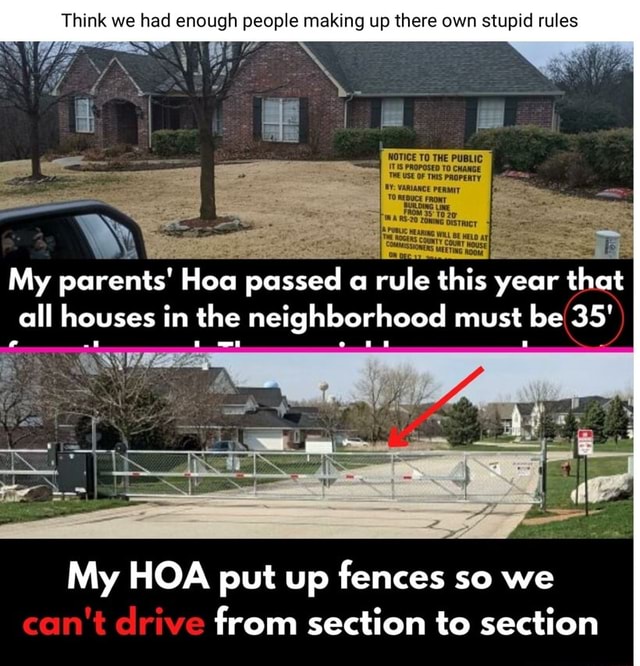 Think we had enough people making up there own stupid rules My parents ...