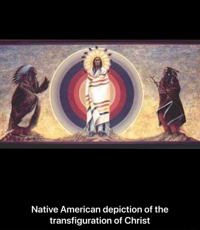 Native American depiction of the transfiguration of Christ - Native ...