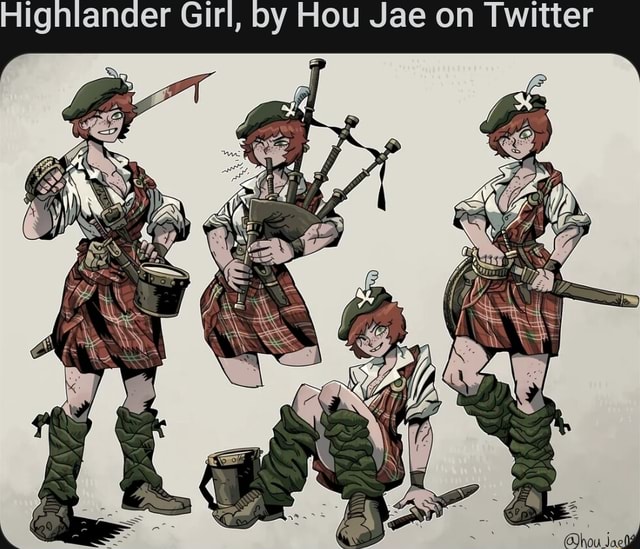 Highlander Girl, by Hou Jae on Twitter - iFunny