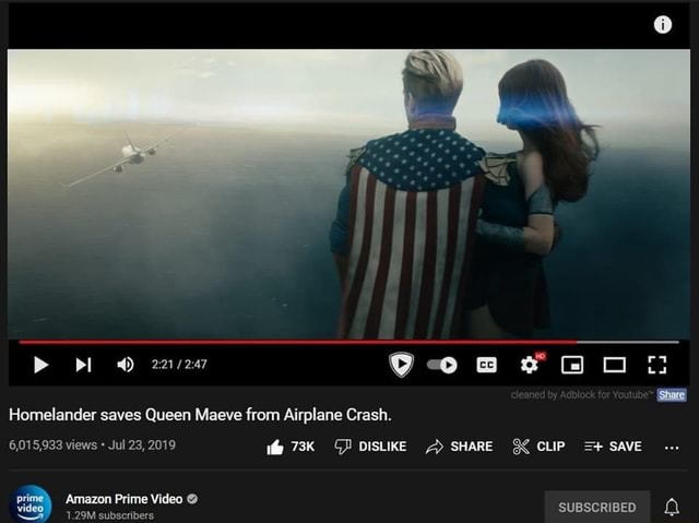 Cc 'Share Homelander saves Queen Maeve from Airplane Crash. 6,015,933 ...