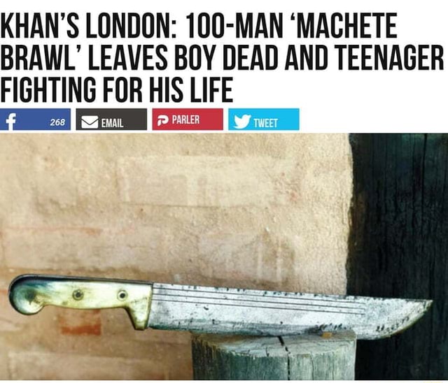 KHAN'S LONDON: 100-MAN 'MACHETE BRAWL' LEAVES BOY DEAD AND TEENAGER ...