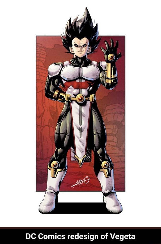 DC Comics redesign of Vegeta - DC Comics redesign of Vegeta - iFunny