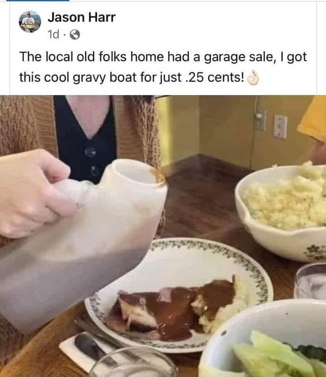 Jason Harr id-@ The local old folks home had a garage sale, I got this ...