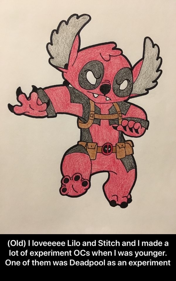 (Old) I loveeeee Lilo and Stitch and I made a lot of experiment OCs ...