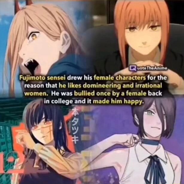 Vote TheAnime, Fujimoto sensei drew his female characters for the ...