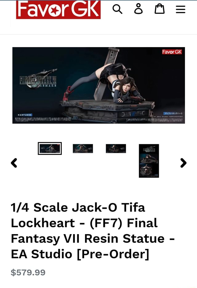 Scale Jack-O Tifa Lockheart - Final Fantasy VII Resin Statue - EA ...