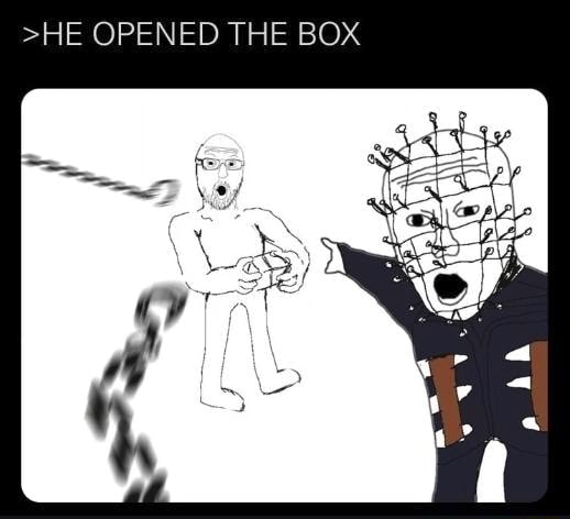 >HE OPENED THE BOX - iFunny