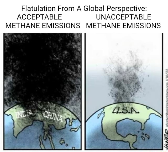 Flatulation From A Global Perspective: ACCEPTABLE UNACCEPTABLE METHANE ...