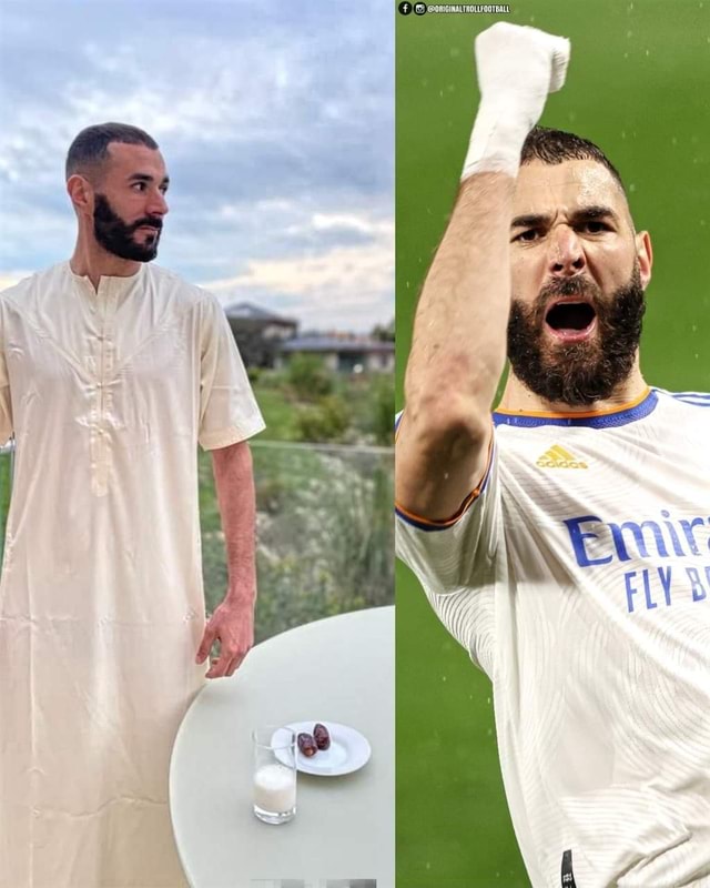 Karim Benzema broke his Ramadan fast 10-15 minutes before kick-off and ...