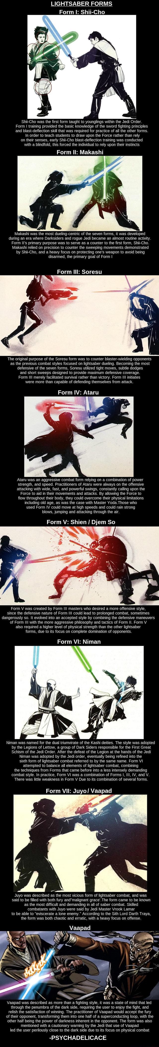 Per the rules, my 13th favorite - LIGHTSABER FORMS Form I: Shii-Cho ...