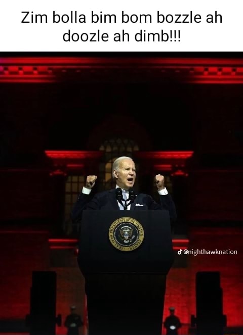 Zim bolla bim bom bozzle ah doozle ah dimbl!! &Onighthawknation - iFunny