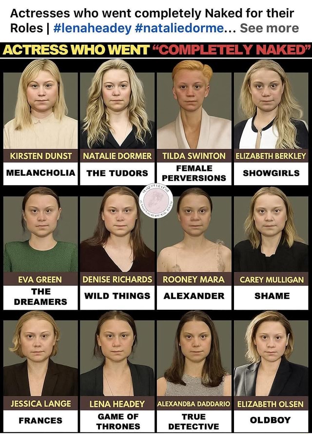 Actresses who went completely Naked for their Roles I len #nataliedorme ...