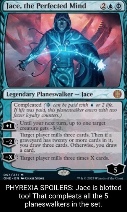 Jace, the Perfected Mind Legendary Planeswalker - Jace Until your next ...