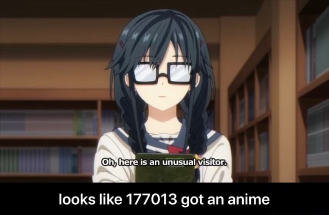 Looks like 177013 got an anime - looks like 177013 got an anime - iFunny