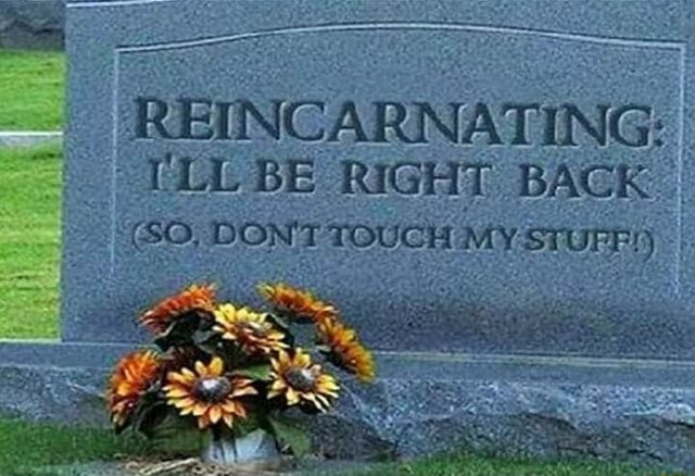 REINCARNATING: (LL BE RIGHT BACK SO, DON'T TOUCH My - iFunny